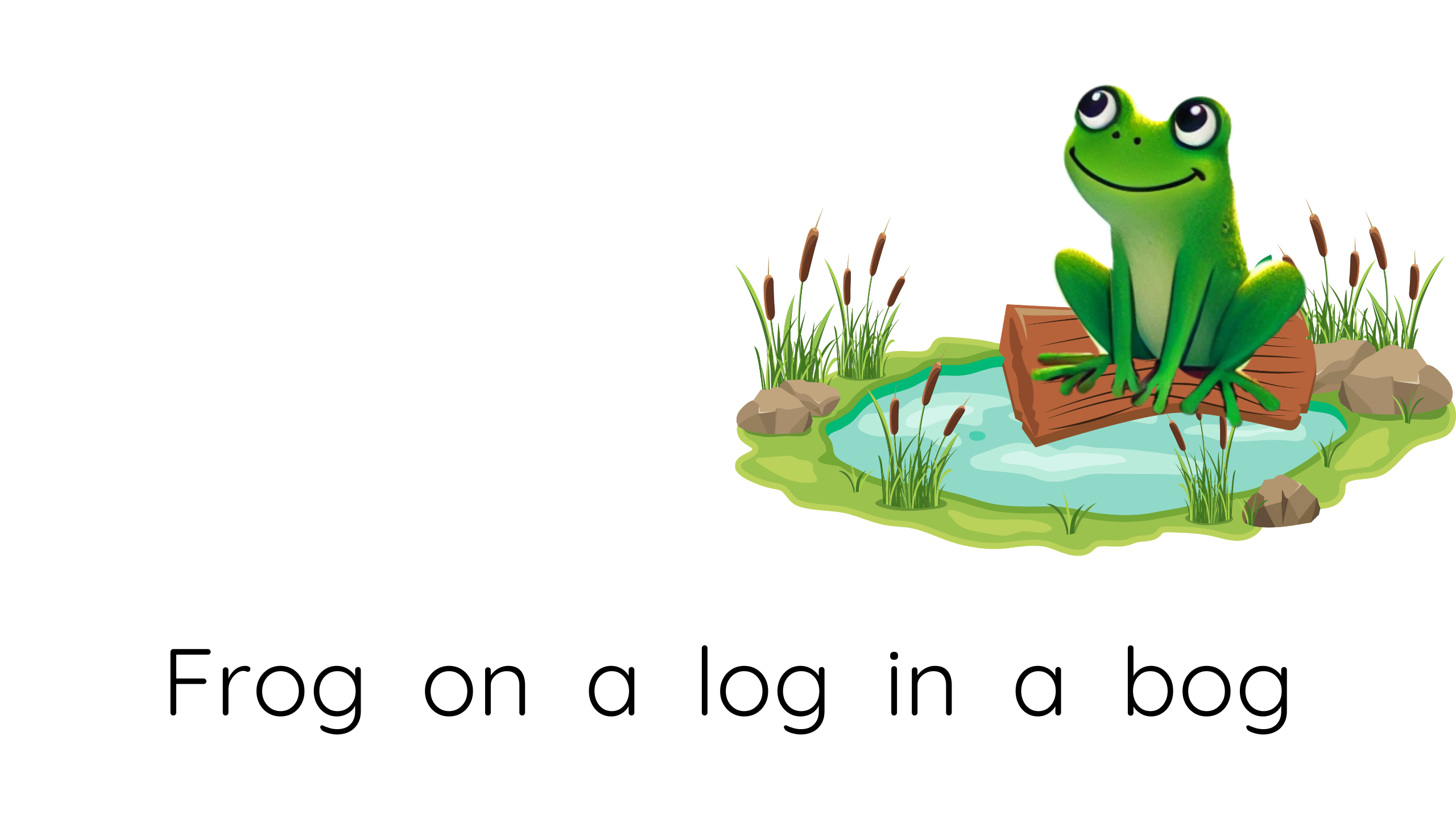 Frog in a Bog - Read-a-long Book – Paisley's Corner